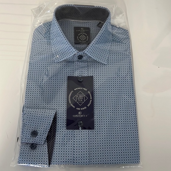 Con.Struct | Shirts | Mens Construct Button Down Long Sleeve Dress ...